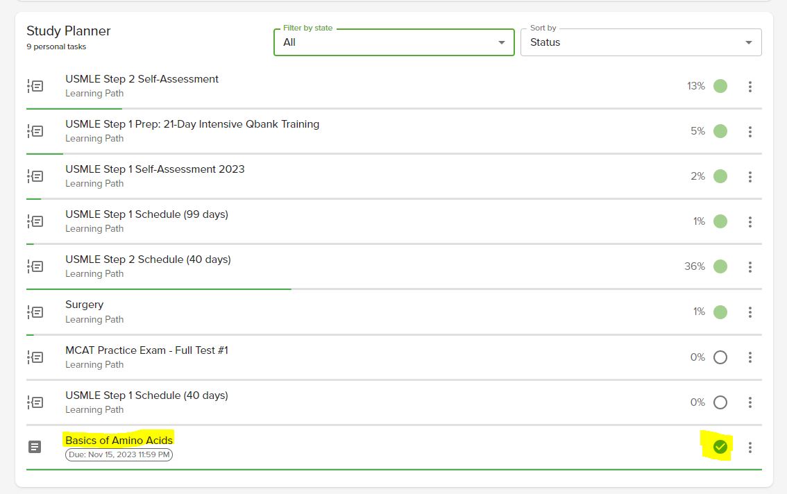 How can I keep track of my learning progress? – Lecturio Medical
